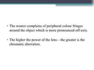 Ophthalmic lens aberration | PPT