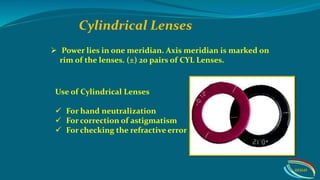 Ophthalmic lenses | PPTX