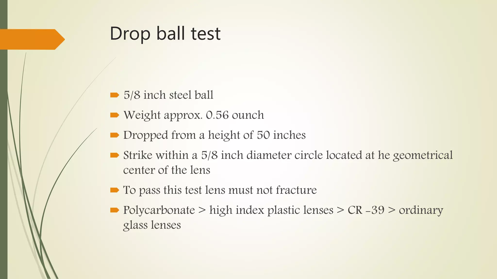 Ophthalmic lens material | PPTX
