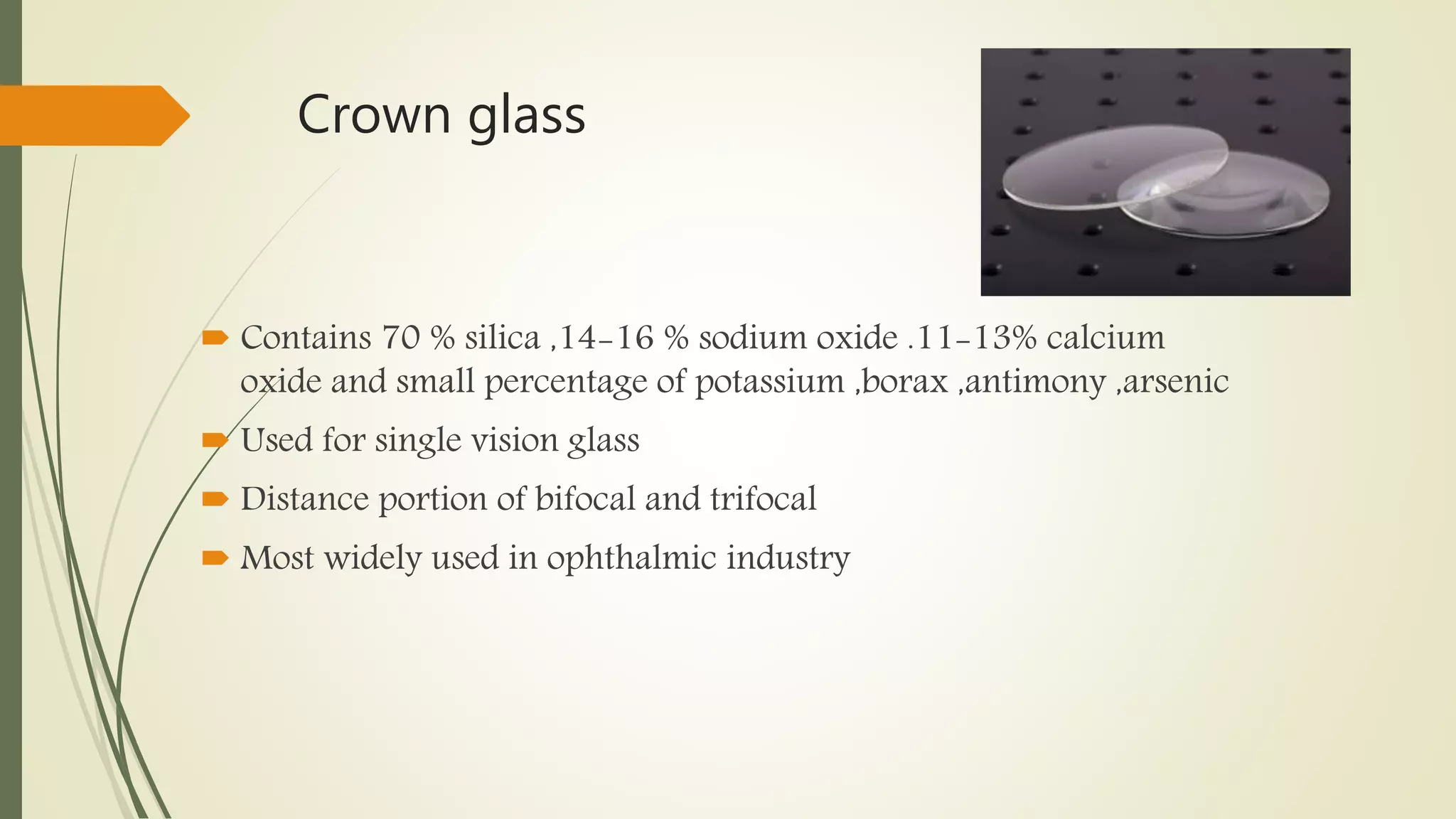 Ophthalmic lens material | PPTX