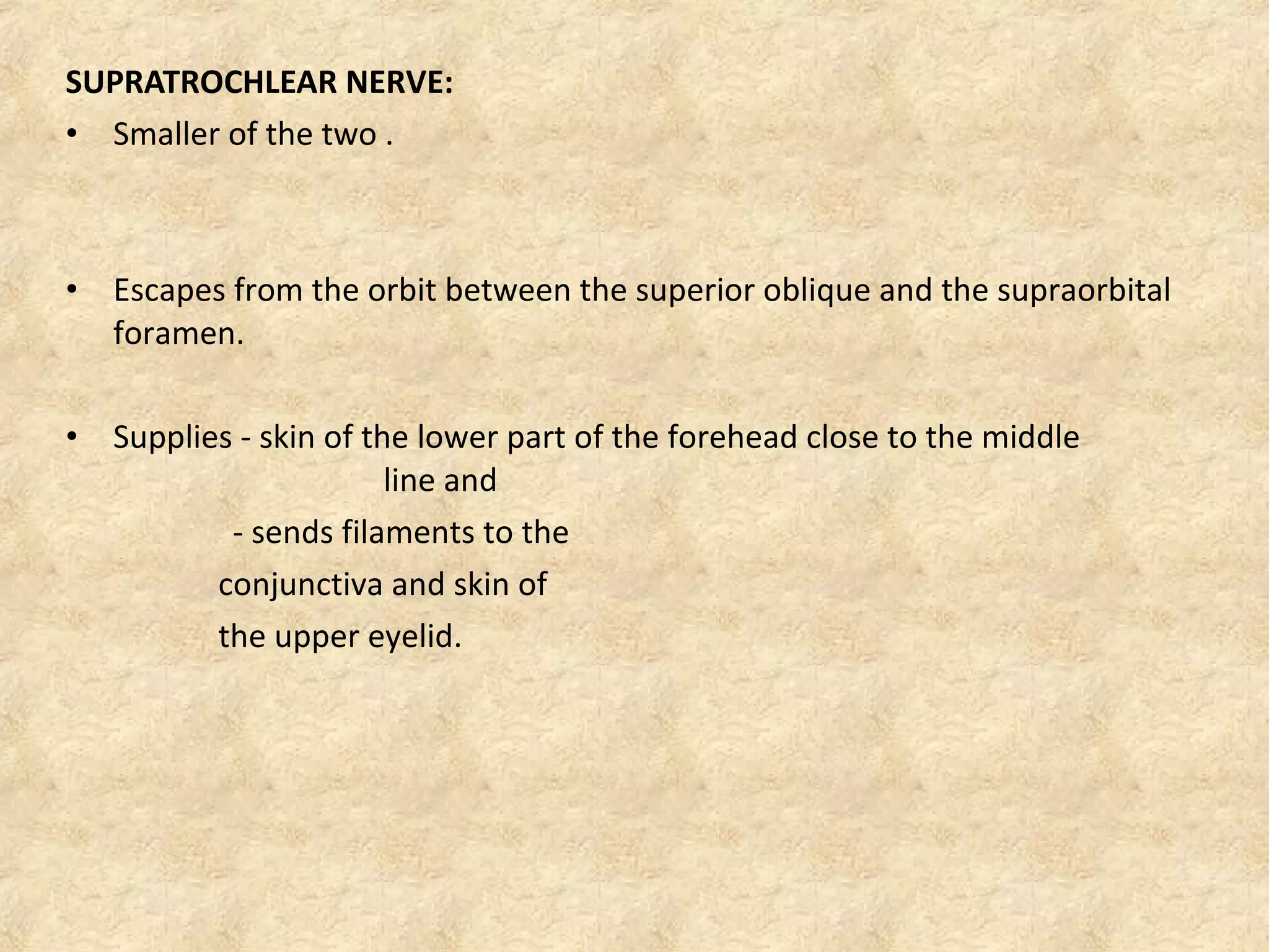 Ophthalmic nerve dental surgery | PPT