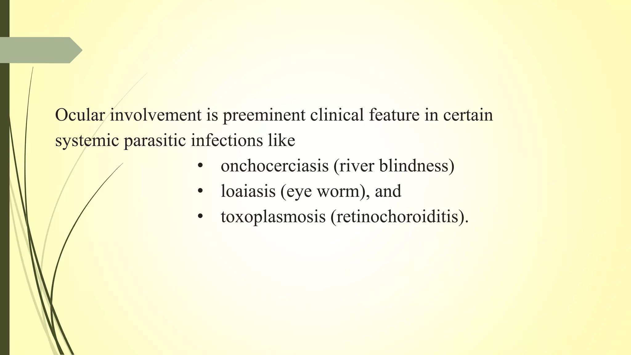 Ophthalmic parasitology | PPTX