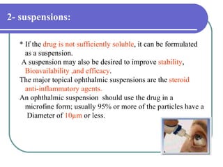 Ophthalmic preparations | PPT