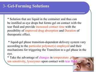 Ophthalmic preparations | PPT