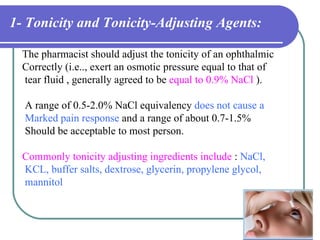 Ophthalmic preparations | PPT