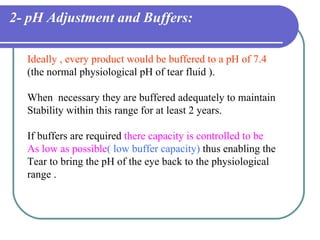 Ophthalmic preparations | PPT