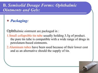 Ophthalmic preparations | PPT