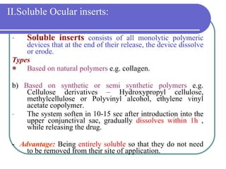 Ophthalmic preparations | PPT