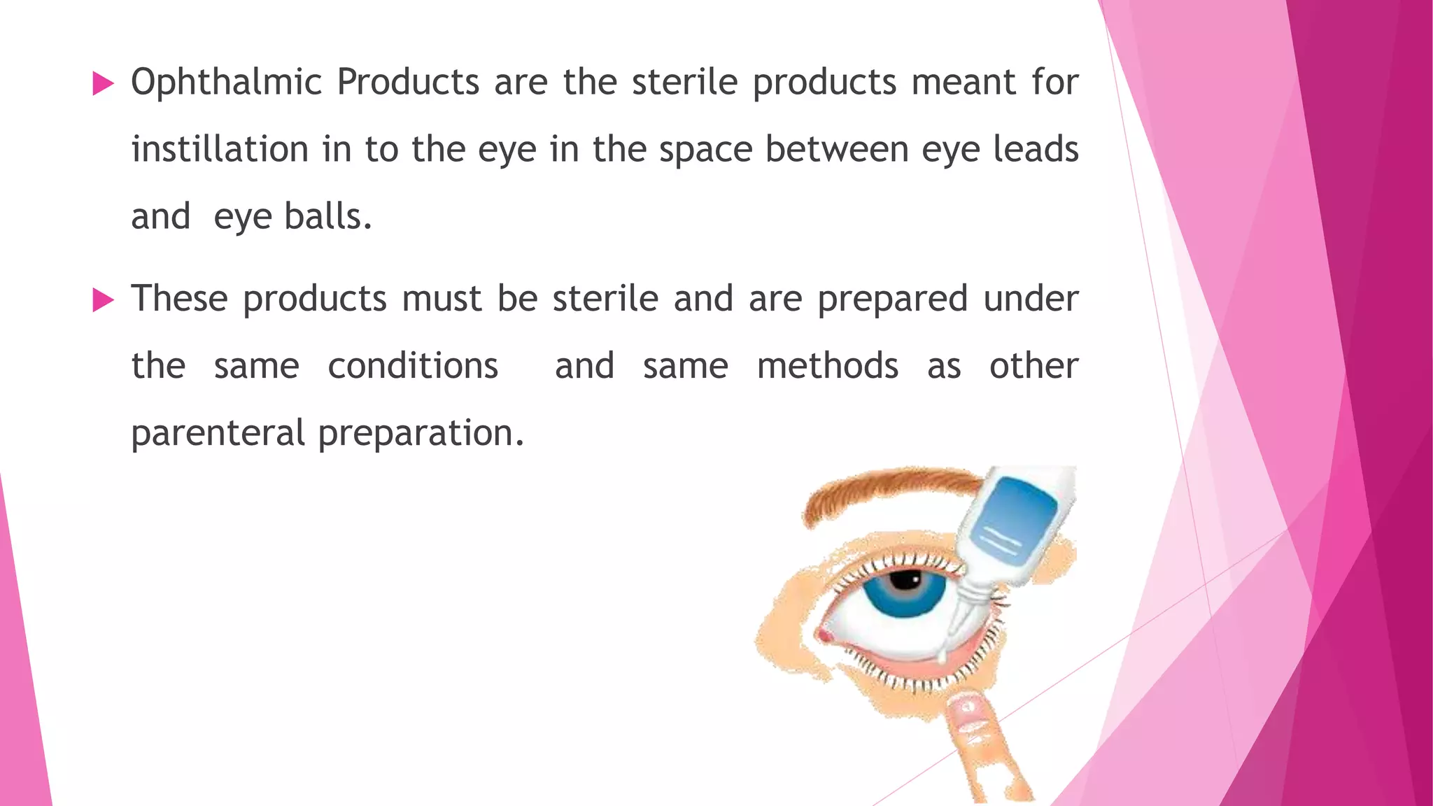 Ophthalmic Preparation | PPTX
