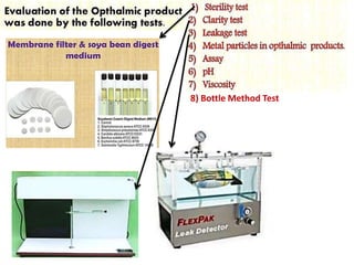 ophthalmic preparation & evaluation test.pptx