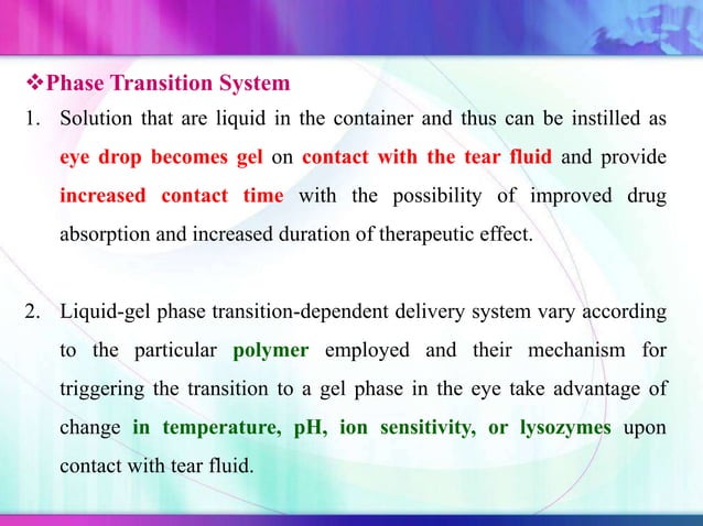 Ophthalmic dosage form: eye drops & ointment | PPTX