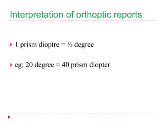 Ophthalmic prisms | PPTX