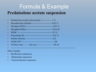 OPHTHALMIC PRODUCT (1).pptx and evaluation | PPTX
