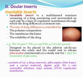 Introduction to Ophthalmic products | PPTX