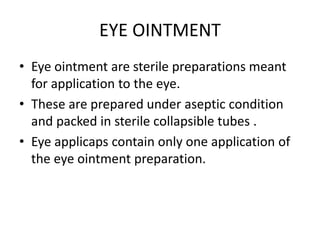 Ophthalmics | PPT