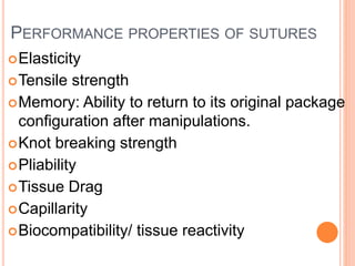 Ophthalmic Sutures and needles.pptx
