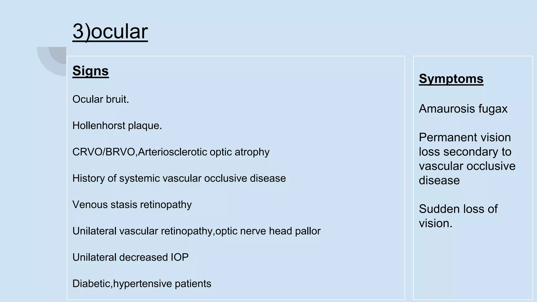 Ophthalmodynamometry. | PPTX