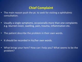 sheet of Ophthalmolgy (medical students) | PPTX