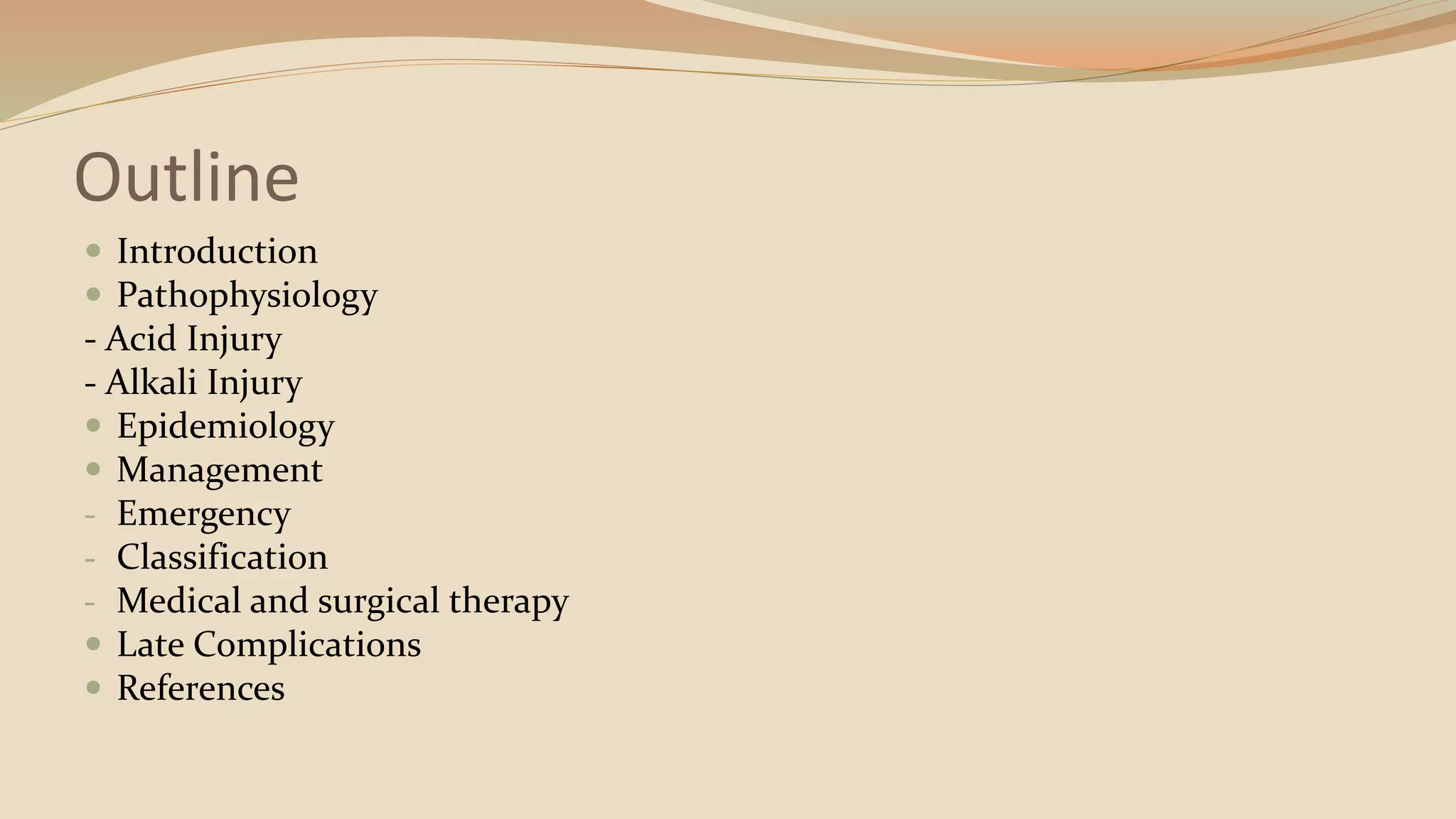 Ophthalmologic approach to chemical burns | PPTX