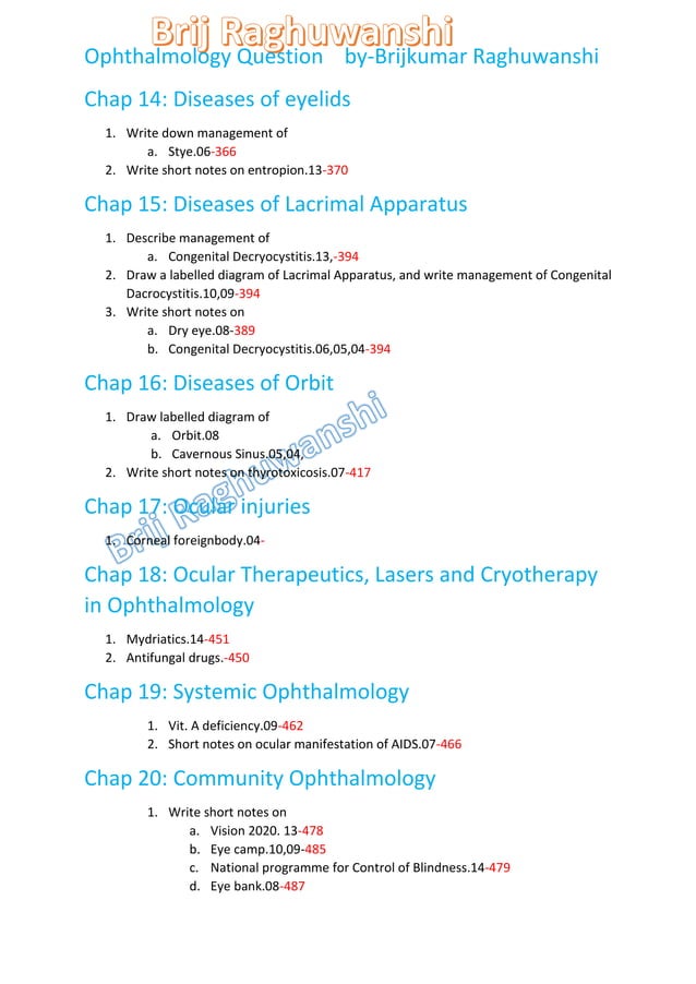 Ophthalmology | PDF | Eye and Vision Conditions | Diseases and Conditions