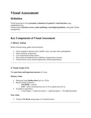 OVERVIEW OF THE COMMON OPHTHALMOLOGY CASES | DOCX