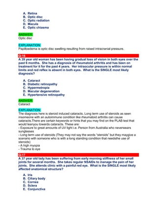 OPHTHALMOLOGY_mcq for various examination.pdf | Skin Care | Beauty