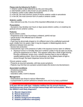 OPHTHALMOLOGY_mcq for various examination.pdf | Skin Care | Beauty