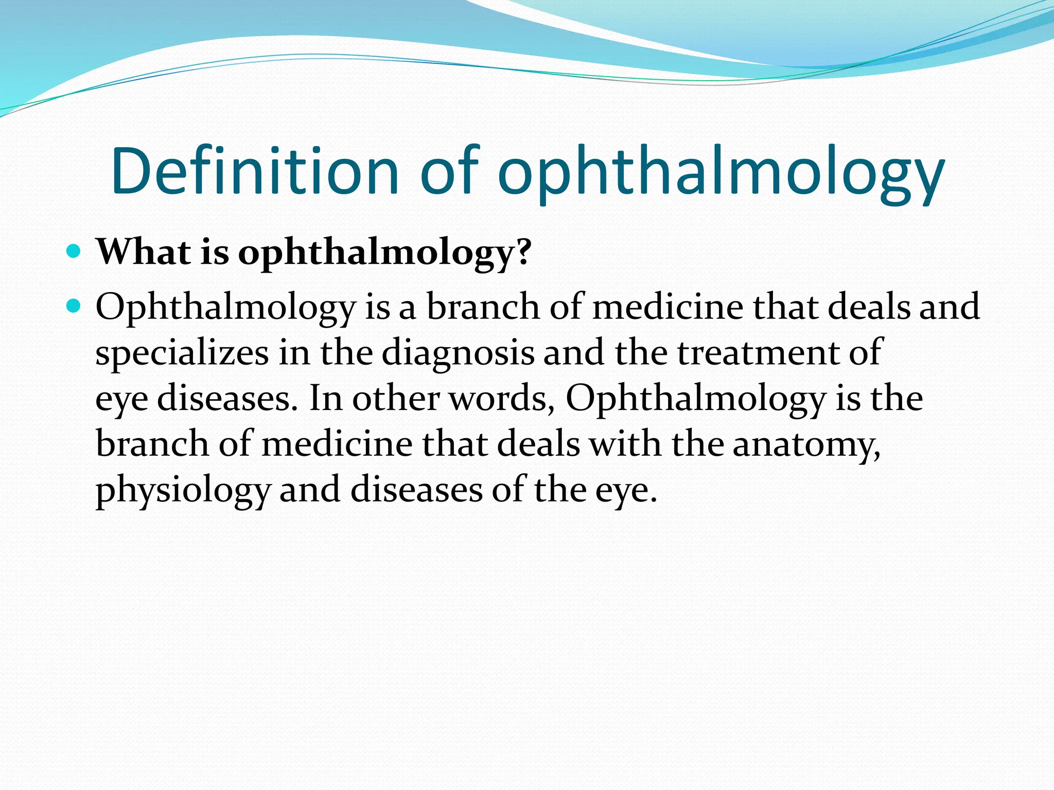Ophthalmology and Ophthalmic nursing.pptx
