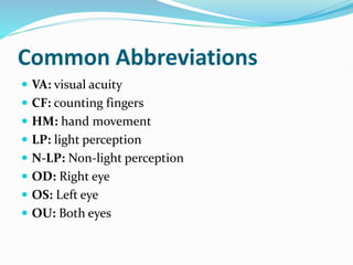 Ophthalmology and Ophthalmic nursing.pptx