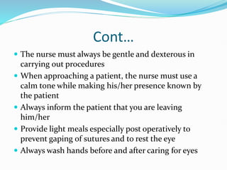 Ophthalmology and Ophthalmic nursing.pptx