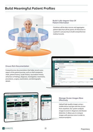 ophthalmology EMR and EHR Software Ehnote | PDF