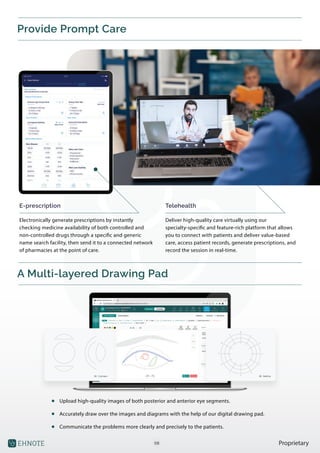 ophthalmology EMR and EHR Software Ehnote | PDF