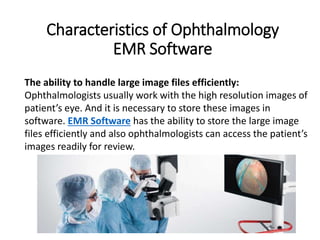 Ophthalmology emr software | PPT