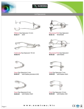 Ophthalmology instruments | PDF | Eye and Vision Conditions | Diseases ...