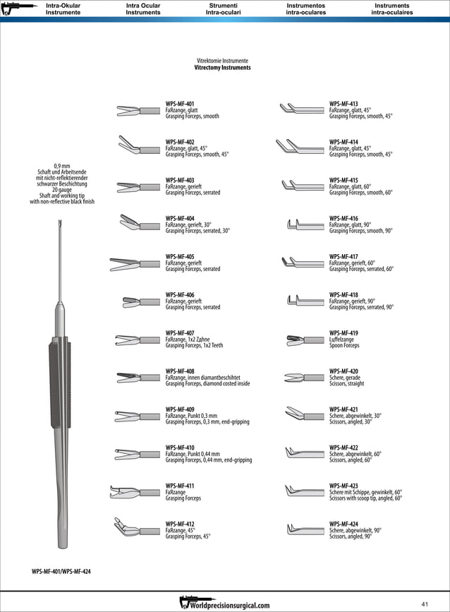 Ophthalmology instruments | PDF
