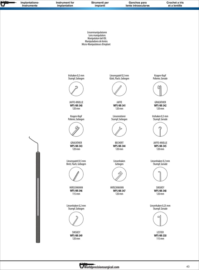 Ophthalmology instruments | PDF
