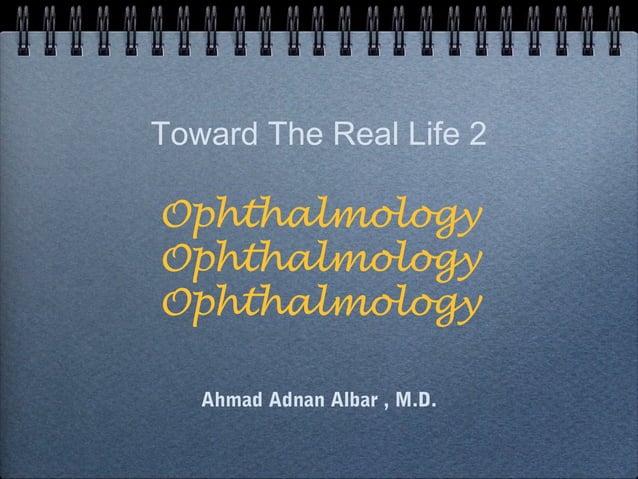 Ophthalmology ppt | PPT | Eye and Vision Conditions | Diseases and ...