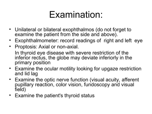 Ophthalmology quick Quiz - thyroid eye disease.ppt
