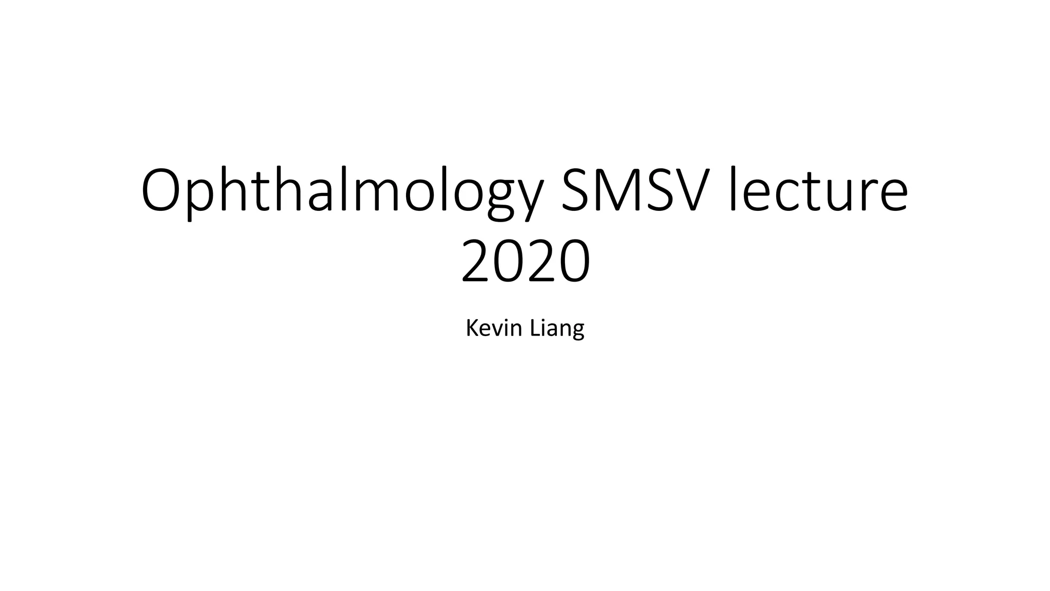 Ophthalmology lecture.pptx