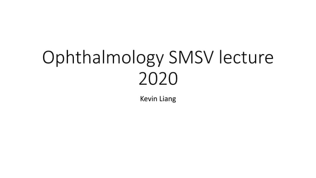 Ophthalmology lecture.pptx
