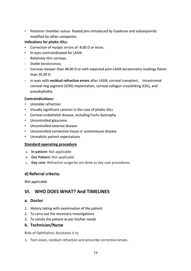 Ophthalmology treatment guidelines Govt of India | PDF