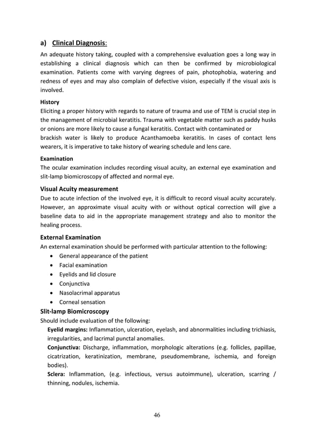 Ophthalmology treatment guidelines Govt of India | PDF