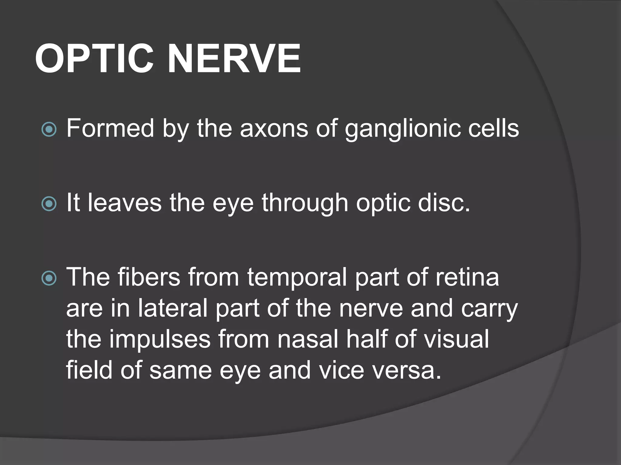 Visual Pathway - Ophthalmology - Eye | PPTX