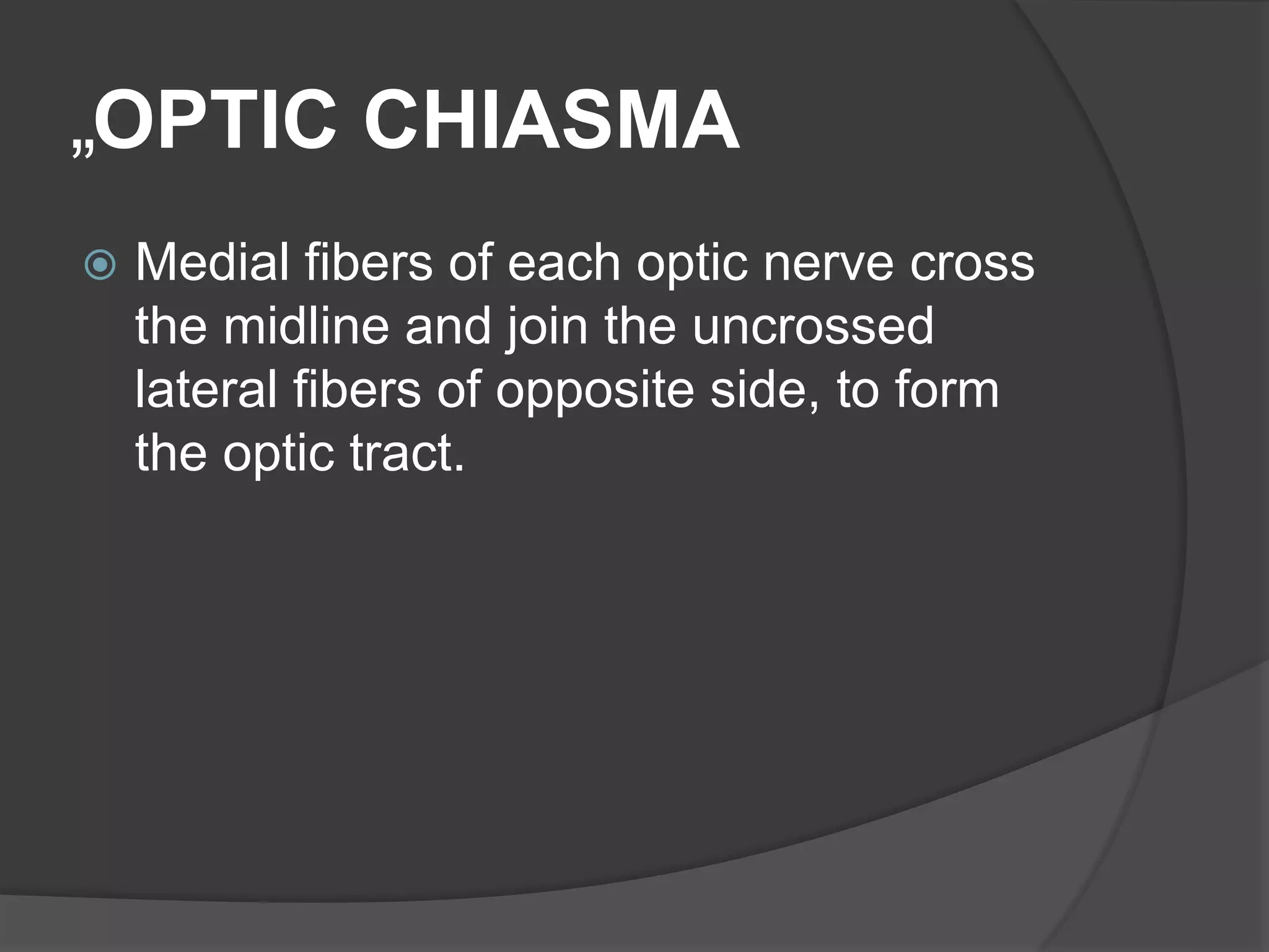 Visual Pathway - Ophthalmology - Eye | PPTX