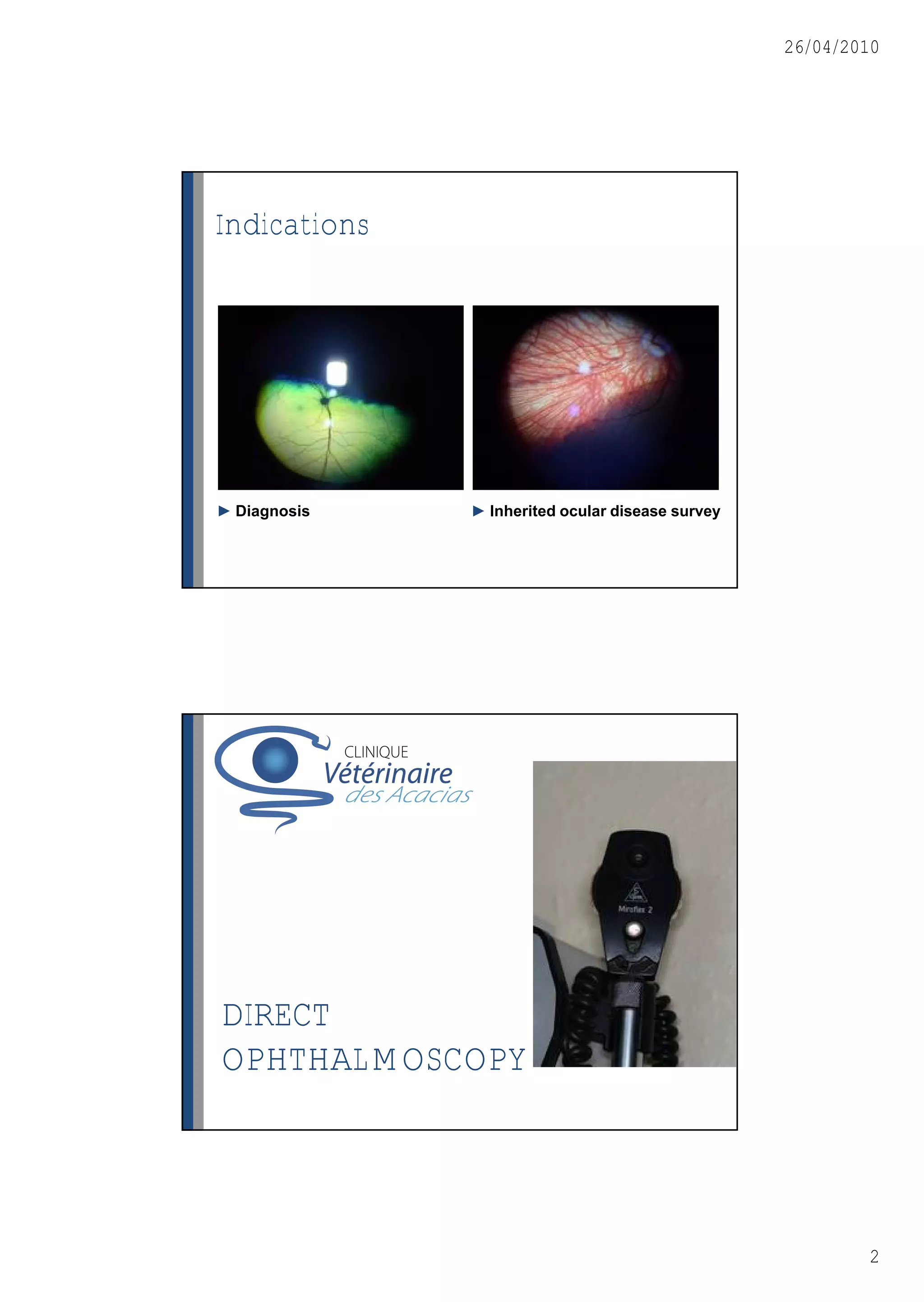 Ophthalmoscopy | PDF