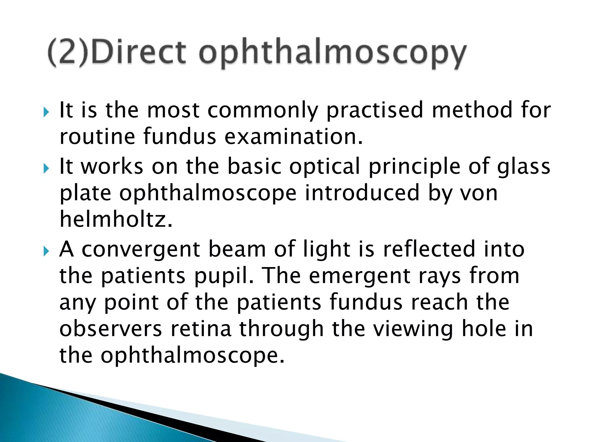 Ophthalmoscopy | PPTX