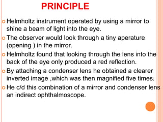 Ophthalmoscopy | PPTX
