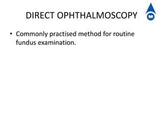 ophthalmoscopy.pptx | Eye and Vision Conditions | Diseases and Conditions