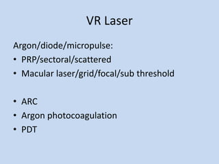 Ophthalmic Laser | PPTX