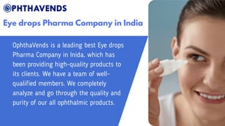 Eye drops Pharma Company | PDF